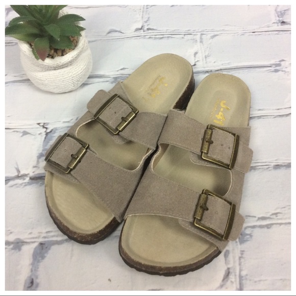 J-41 | Shoes | Nwob J4 Annette Suede Buckle Sandals Size 7 | Poshmark
